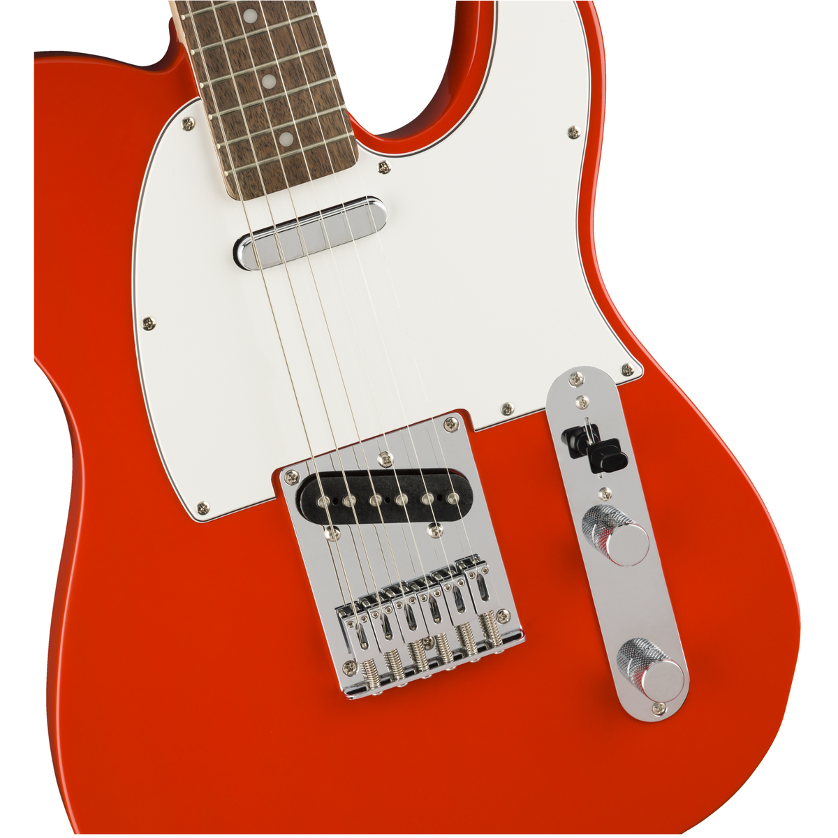 GUITARRA ELECTRICA SQUIER AFF TELECASTER ROJO LAUREL MOD0370200570 — Miche