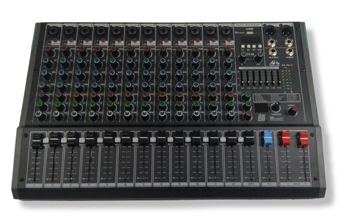 MIXER AUDIOKING AK-PA12 DSP (12 CANALES) — Miche